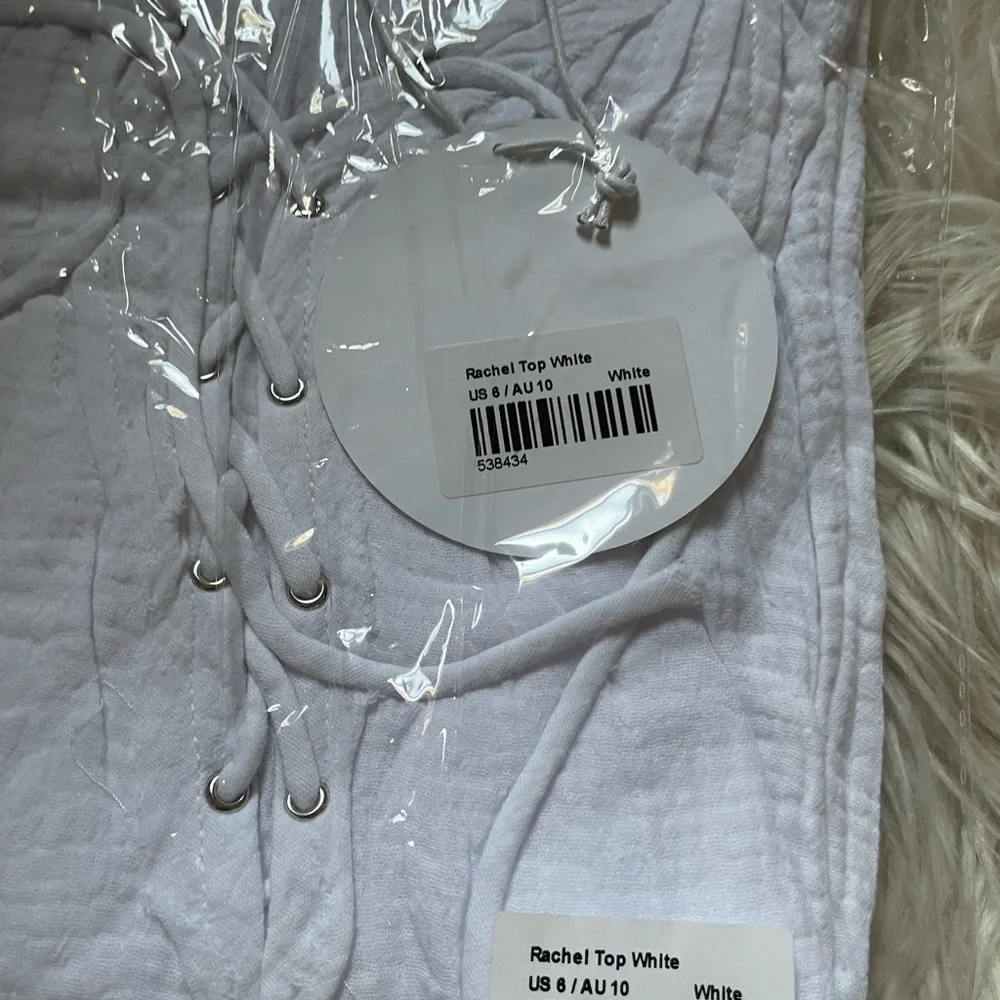 Princess Polly | Tops | Princess Polly White Rachel Top | Poshmark